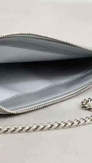 Stella McCartney Falabella Crystal Shoulder Bag - Silver