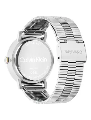 Calvin Klein Slim Case Link Bracelet Watch - Silver