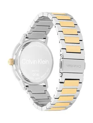 Calvin Klein Multifunction Link Bracelet Watch - Two Tone