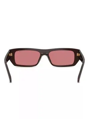 VOGUE EYEWEAR Rectangle-frame Sunglasses - Brown