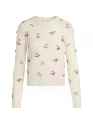 Oscar De La Renta Drop Shoulder Sweaters For Women