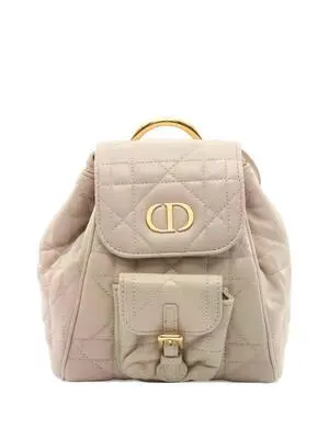 Dior 1990s Small Caro Macrocannage Backpack - Neutrals