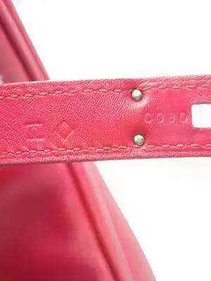Hermès 2011 35 Birkin Leather Handbag - Red