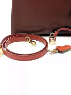 Hermès 1996 32 Kelly Tricolour Tote - Red