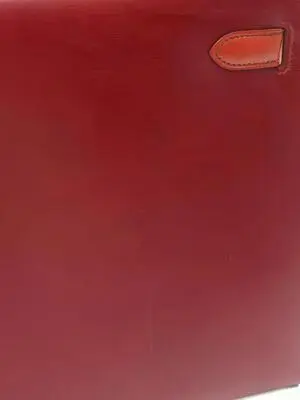 Hermès 1996 32 Kelly Tricolour Tote - Red