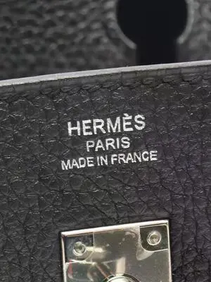 Hermès 2016 Birkin Grained Leather Handbag
