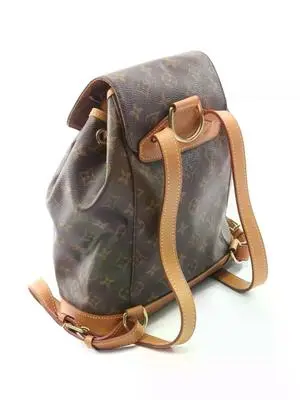 LOUIS VUITTON 1997 Montsouris Mm Monogram Backpack - Brown