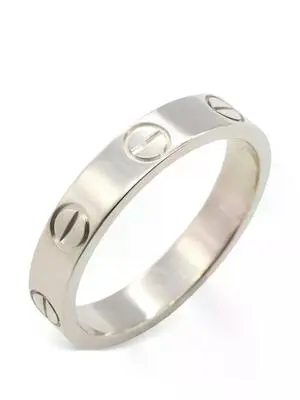 Cartier 2010s Mini Love Ring - Silver