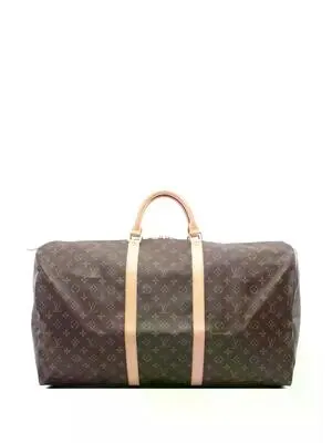 LOUIS VUITTON 2003 60 Keepall Monogram Boston Bag