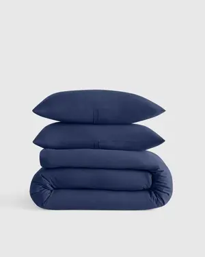 Quince European Linen Quilt Navy