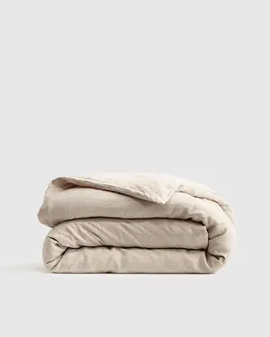 Quince Organic Jersey Duvet Cover Set Shell