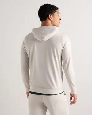 Quince Performance Hoodie Pullover - Solid Chalk