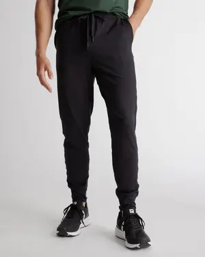 Quince Flowknit Performance Joggers - Black