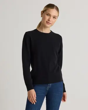 Quince The Classic Cashmere Crew - Black