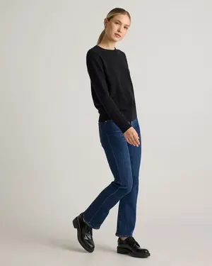 Quince The Classic Cashmere Crew - Black