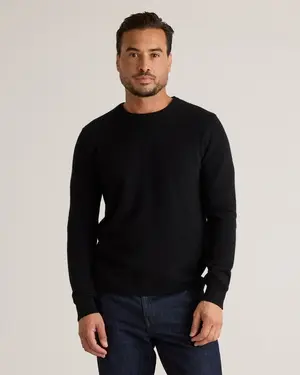 Quince The Classic Cashmere Crew - Black