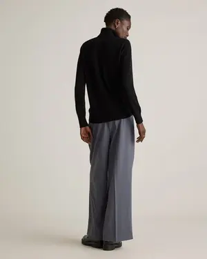 Quince Cashmere Turtleneck Sweater - Black
