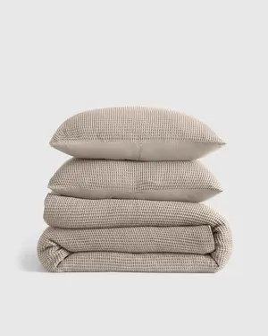Quince European Linen Duvet Cover - Dove