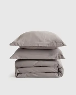 Quince European Linen Duvet Cover Grey