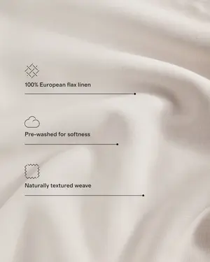 Quince European Linen Duvet Cover - Ocean