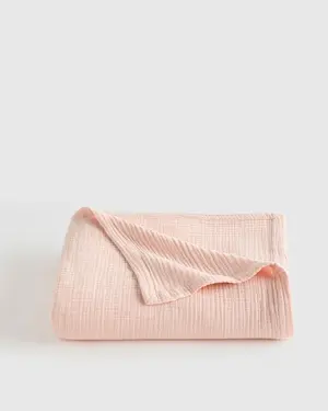 Quince European Linen Duvet Cover Soft Pink