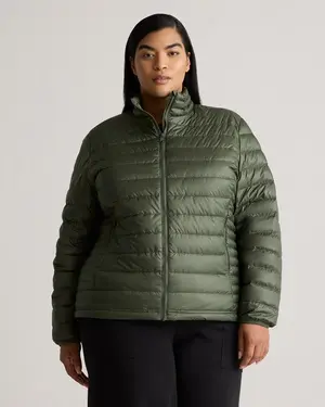 Quince Lightweight Down Packable Puffer Jacket - Loden