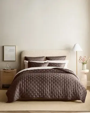 Quince European Linen Quilt - Espresso