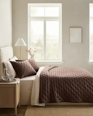 Quince European Linen Quilt - Espresso