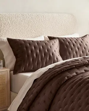 Quince European Linen Quilt - Espresso