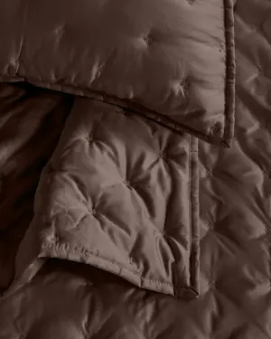 Quince European Linen Quilt - Espresso
