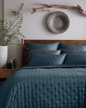 Quince Bamboo Dream Quilt Set - Nightfall