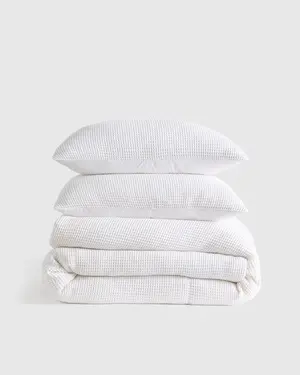 Quince Gauze Blanket - White