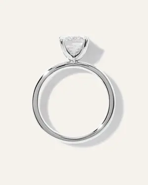 Quince Lab Grown Diamond Emerald Engagement Ring 2.5ct - Platinum