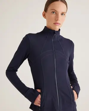 Quince Ultra-form Slim Fit Jacket - Deep Navy