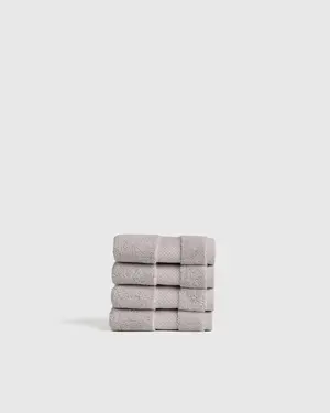 Quince Turkish Ultra Plush Washcloth Grey