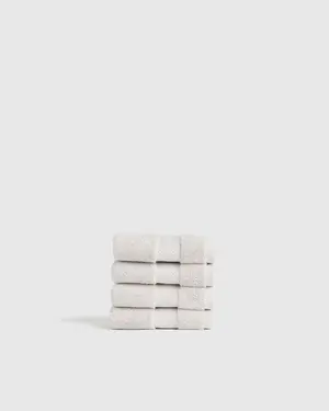 Quince Turkish Ultra Plush Washcloth Silver