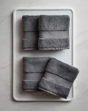 Quince Turkish Ultra Plush Washcloth - Slate