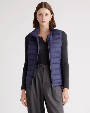 Quince Quilted Vests For Women