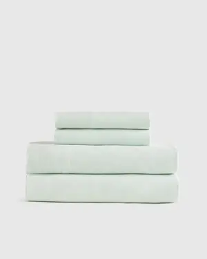 Quince European Linen Sheet Set - Mint