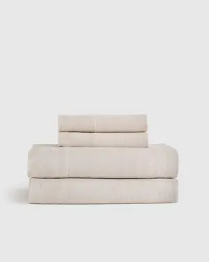 Quince European Linen Sheet Set - Sand