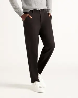 Quince Tapered Lounge/work Pants - Black