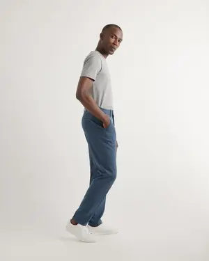 Quince Tapered Lounge/work Pants - Ocean