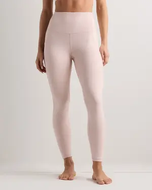 Quince Ultra-soft High-rise Pocket Legging - Heather Shell Pink