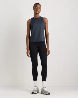 Quince Performance Tank Top - Heather Deep Navy