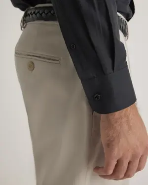Quince Cashmere Dress Shirt - Black