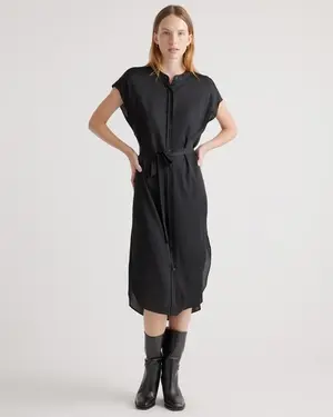 Quince Shirt Dress Day Dresses