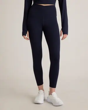 Quince Ultra-form High-rise Crossover Legging - Deep Navy