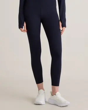 Quince Ultra-form High-rise Crossover Legging - Deep Navy