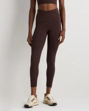 Quince Ultra-form High-rise Crossover Legging - Espresso