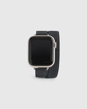 Quince Leather Double Wrap Smartwatch Band